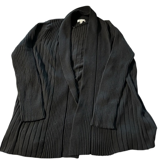 croft & barrow | Sweaters | Croft Barrow Womans Black Knit Cardigan ...